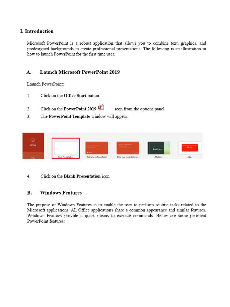 Microsoft PowerPoint 2019 Fundamentals | PDF | Microsoft Power Point | Window (Computing)