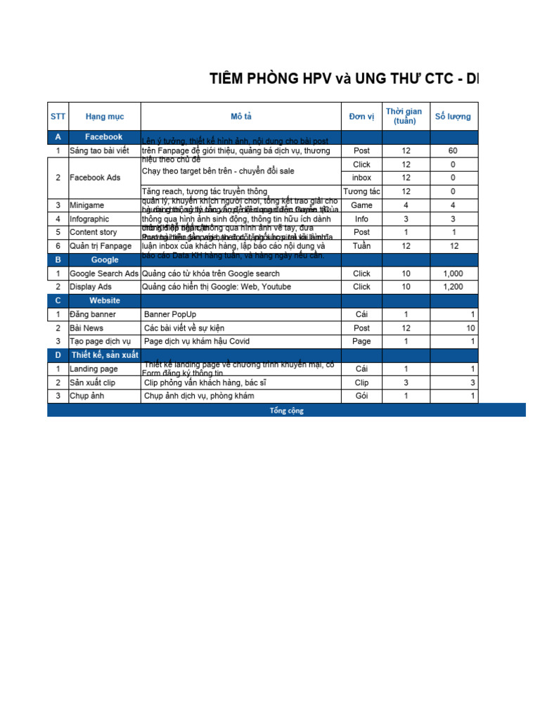 Action Plan - Digital Marketing Plan | PDF
