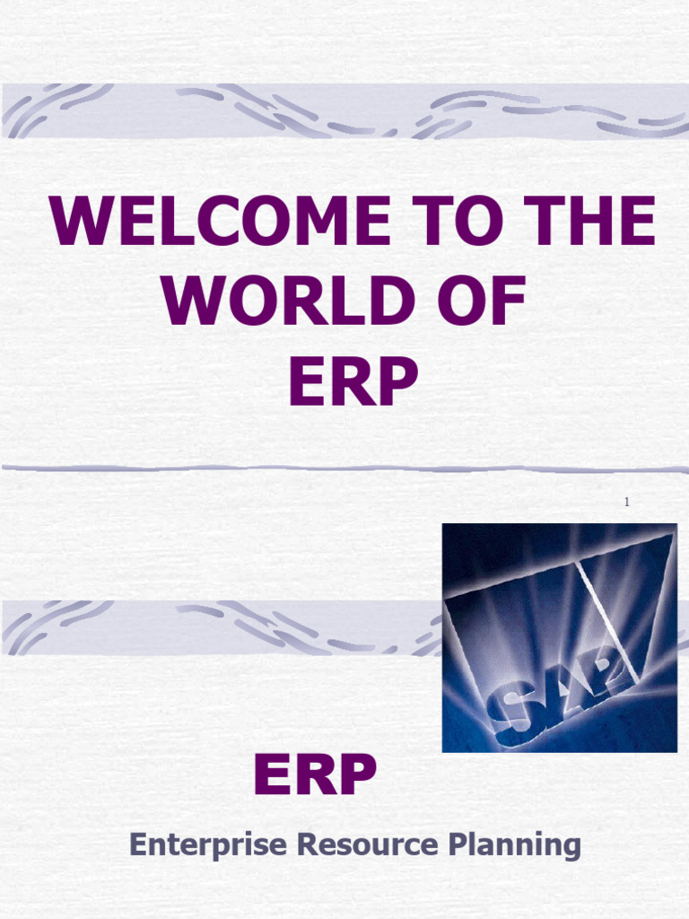 ERP Products Overview | PDF | Enterprise Resource Planning ...