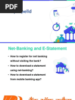 ICICI Net Banking and E-Statement Guide | PDF | Online Banking | Banks ...
