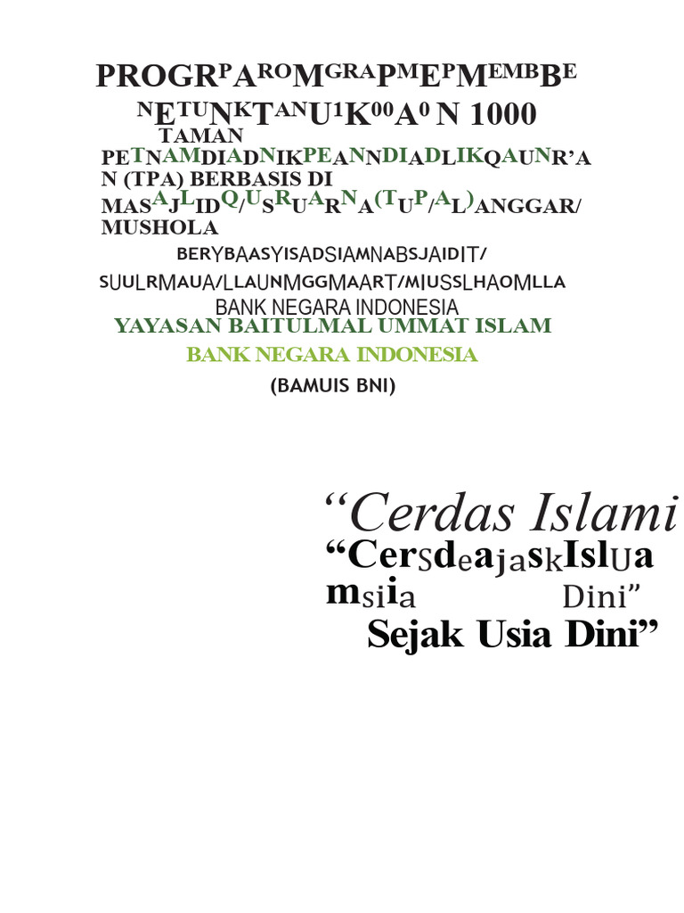 Formulir TPA - 1 | PDF