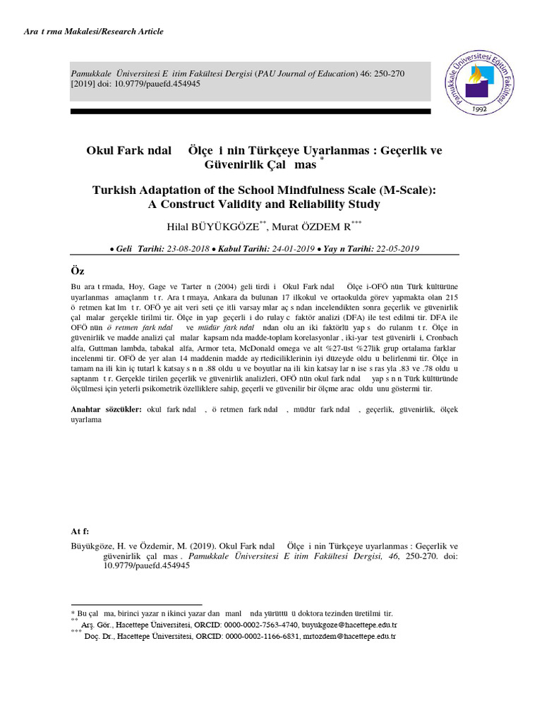 Pamukkale Makale Tam Metin | PDF