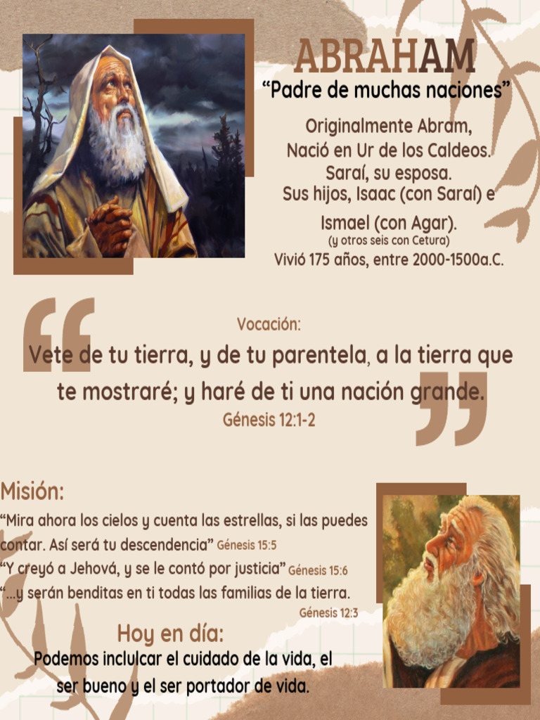 Abraham Póster | PDF