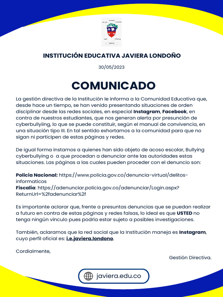 Comunicado v2 | PDF