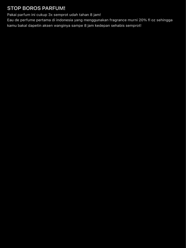 Stop Boros Parfum! | PDF