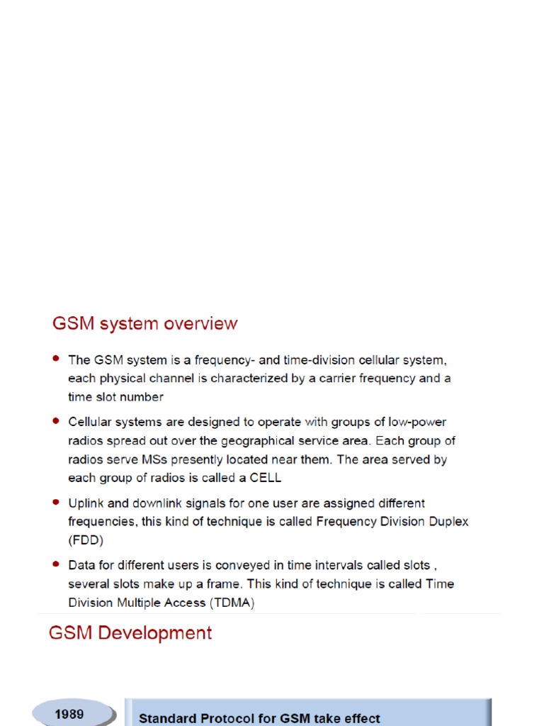 GSM Basic | PDF
