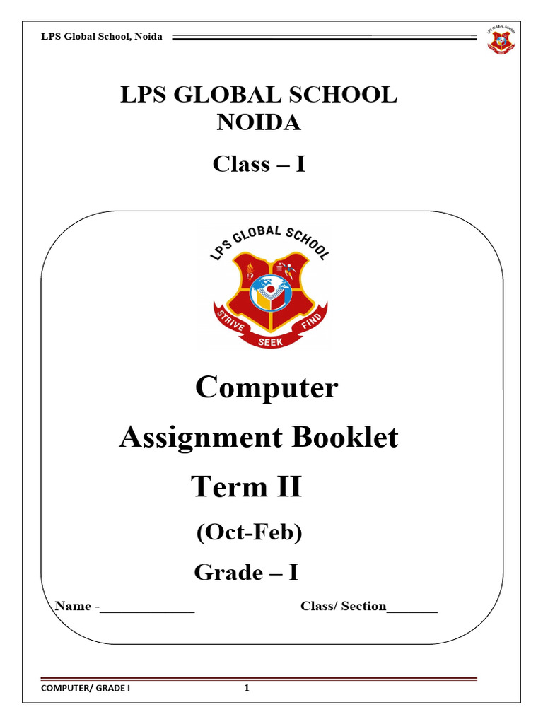 Computer Ass Booklet Pdf Window Computing Icon Computing 4185