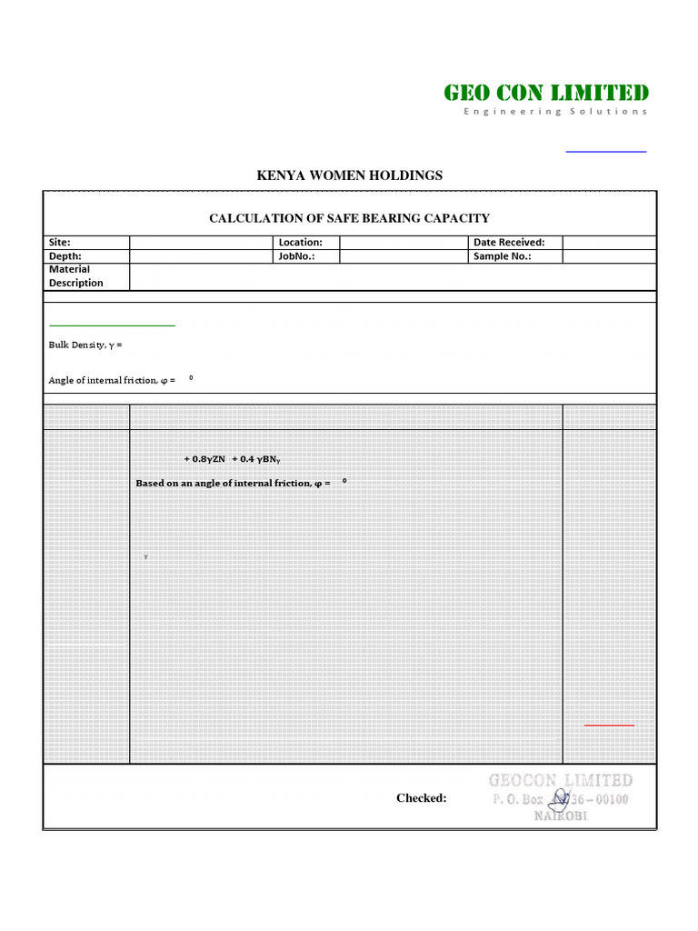 Bearing Capacity | PDF | Applied And Interdisciplinary Physics ...