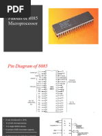 8085 Pin Diagram | PDF | Input/Output | Integrated Circuit