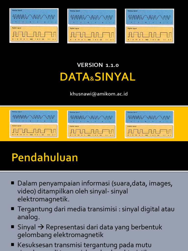 Dasar Sinyal dan Modulasi | PDF