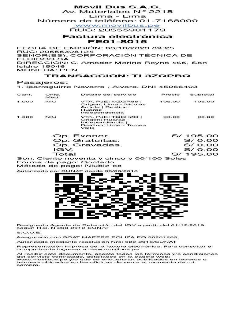 Factura 651c2373f43db806a17d90b9.cleaned | PDF