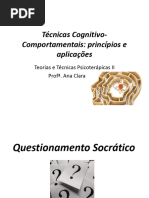 Roteiro de Questionamento Socrático na TCC | PDF | Terapia cognitiva ...