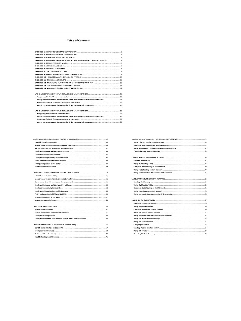 Ccna Practical Syllabus | PDF Ccna Practical Syllabus | PDF