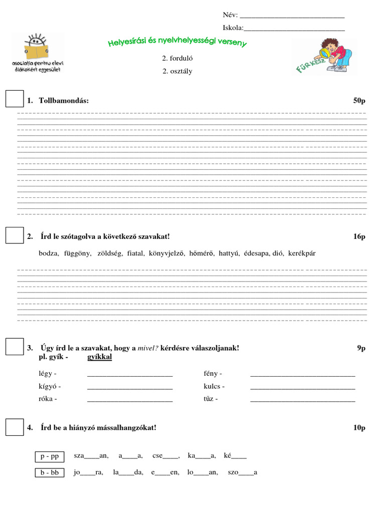 Fürkész 2 Oszt 2 Ford 2012-2013 | PDF