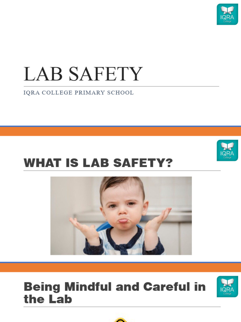 LAB SAFETY - Primary School | PDF | Lifestyle