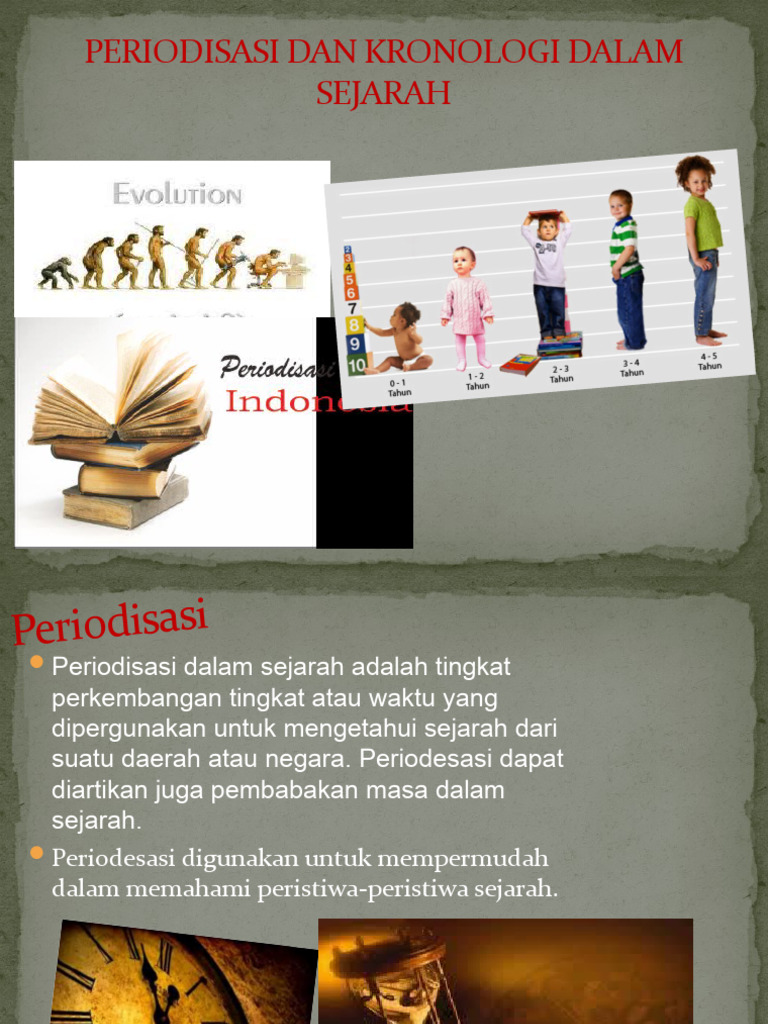 Periodesasi Dan Kronologi Dalam Sejarah | PDF