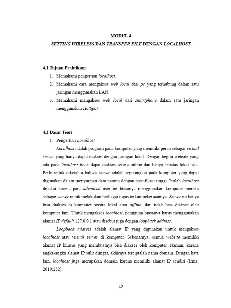 Modul 4 Jarkom | PDF