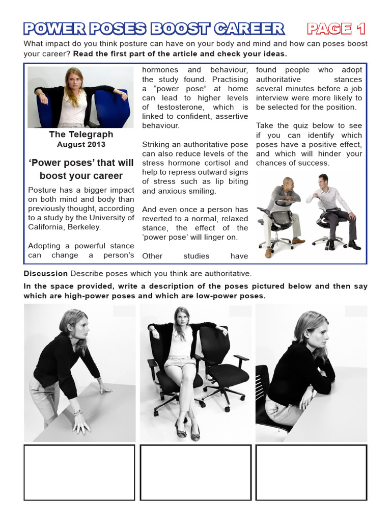 K.power Poses | PDF | Anxiety | Stress (Biology)