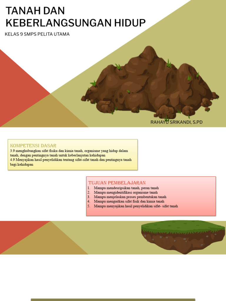 BAB 9. TANAH DAN KEBERLANGSUNGAN HIDUP (Autosaved) | PDF