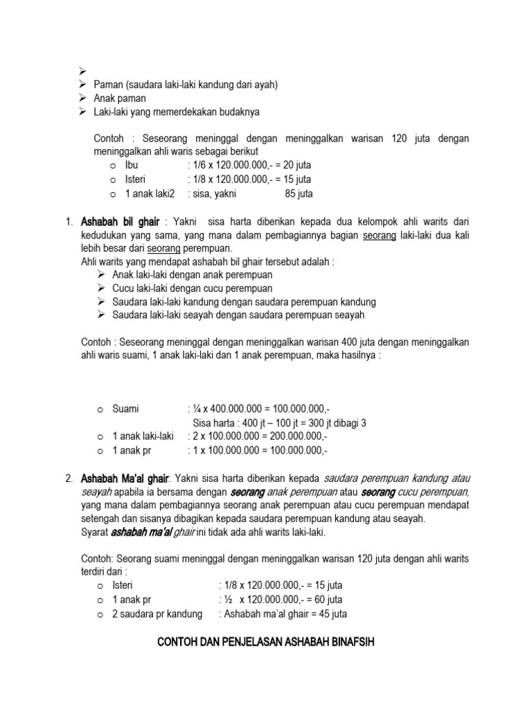 Ashabah Dan Contohnya | PDF