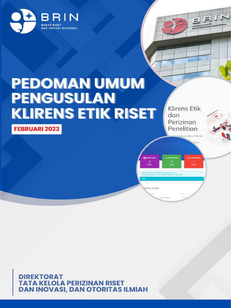 Pedoman Umum Pengusulan Klirens Etik Riset | PDF | Seni