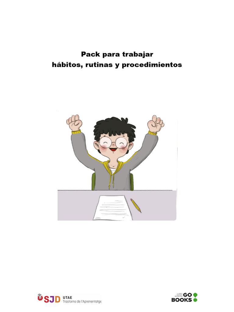 Pack de Hábitos y Autoinstrucciones | PDF | Aprendizaje | Desorden ...