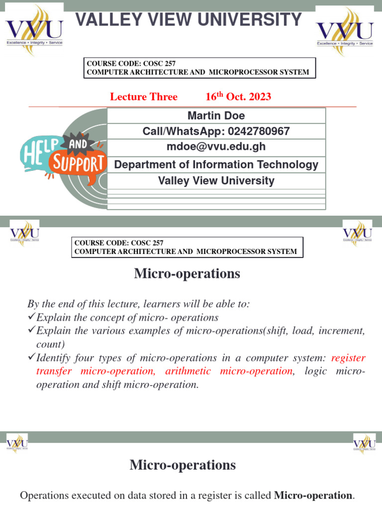Computer - Archito - Lecture 3 | PDF | Central Processing Unit | Arithmetic