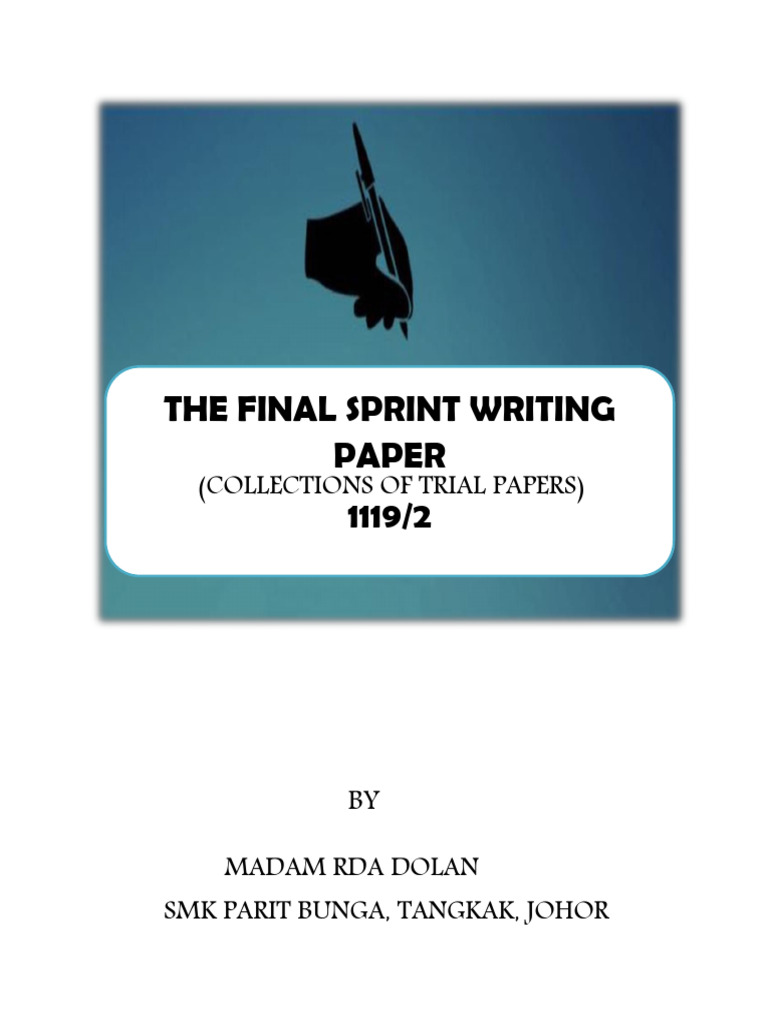 The Final Sprint Trial Papers Collections 2021 (Writing) | PDF ...