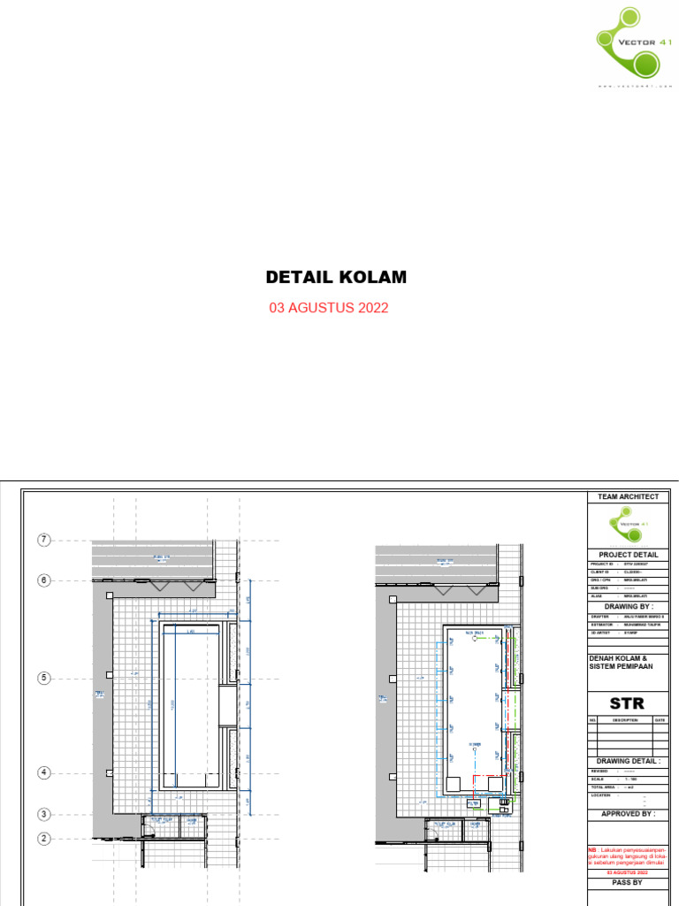 Detail Kolam Melati | PDF
