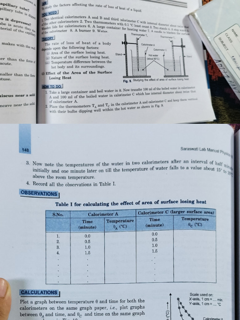 Factors Affecting The Rate of Loss of Heat of A Liquid | PDF ...