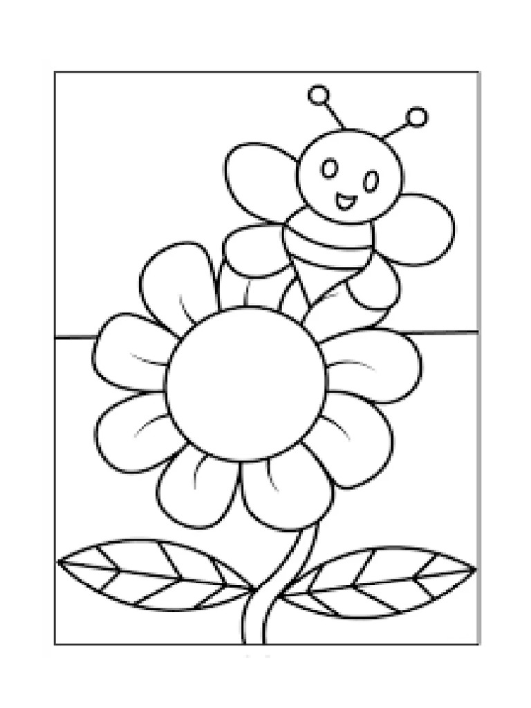 SPRING Coloring Page | PDF
