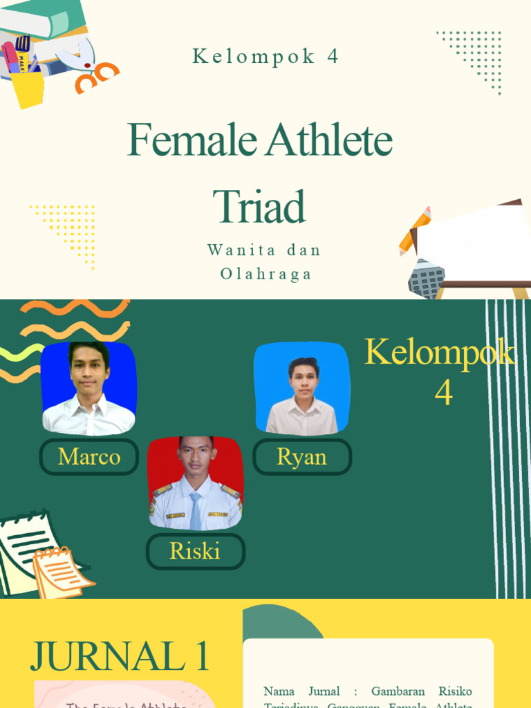 Kelompok 4: Female Athlete Triad | PDF | Kesehatan Holistik