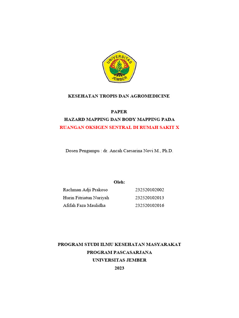 Kelompok 5 Paper Hazard Mapping | PDF