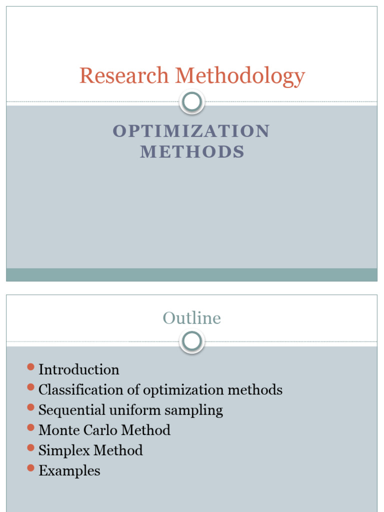 RM 6 Optimization | PDF | Mathematical Optimization | Mathematical Analysis