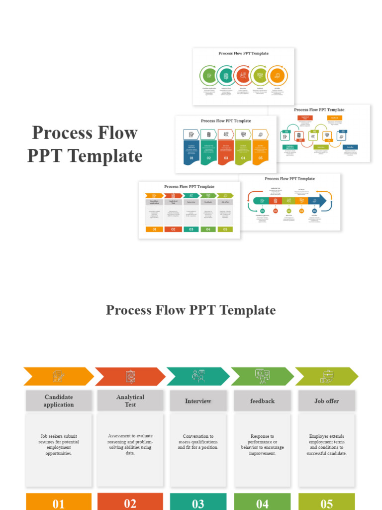 Slide - Egg-23559-Process Flow PPT Template 4-3 | PDF | Résumé | Computing