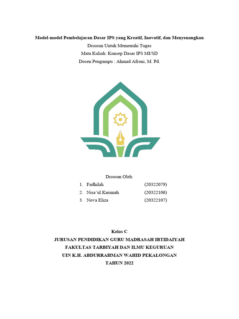 11 Ips Model Pembelajaran | PDF