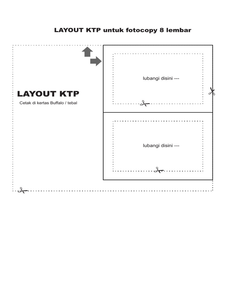 Layout dan Contoh Belakang KTP | PDF