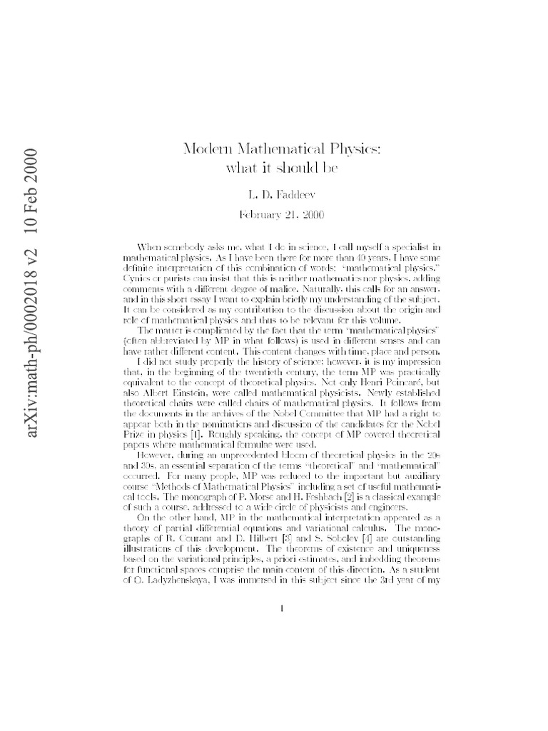Faddeev | PDF