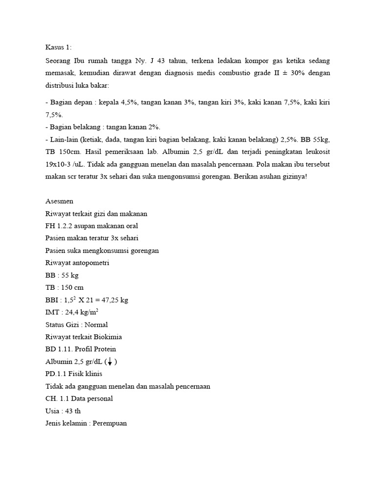 Kasus Combustio | PDF