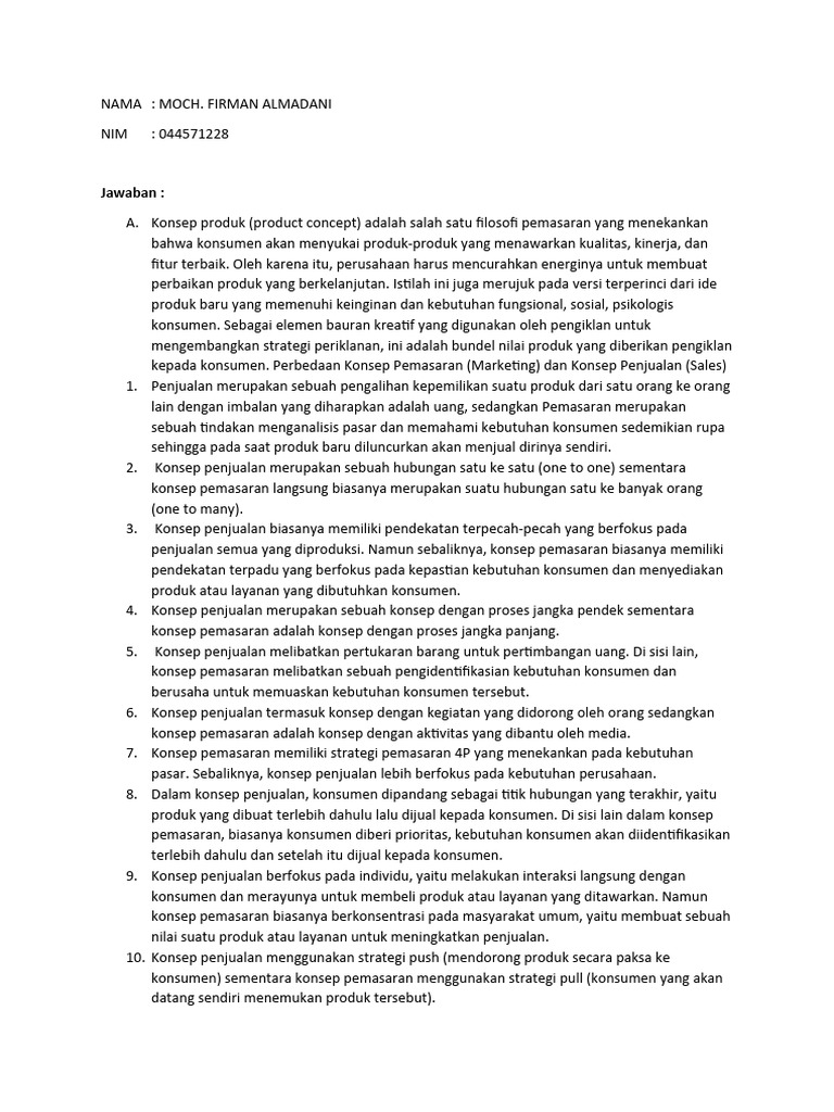 Tugas 3 Sesi 7 (Moch. Firman Almadani) | PDF | Bisnis