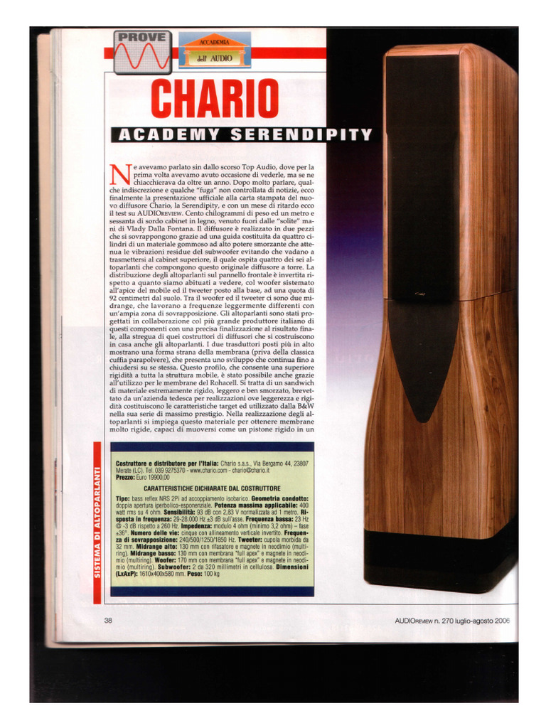 Chario - Academy Serendipity | PDF