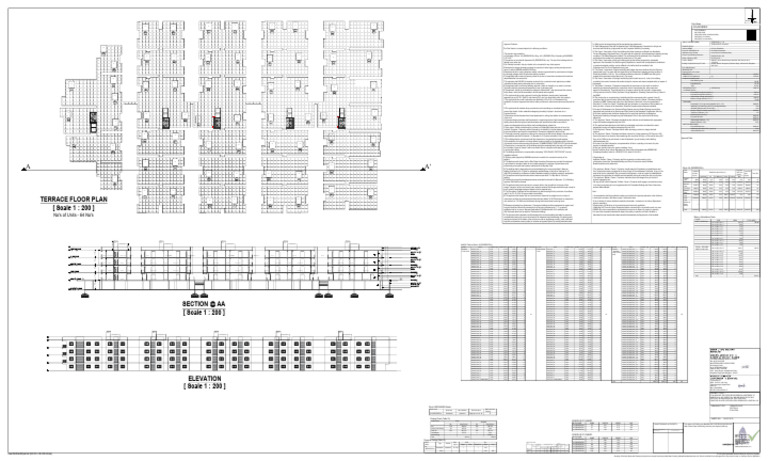 Sectional Drawing of The Apartments | PDF