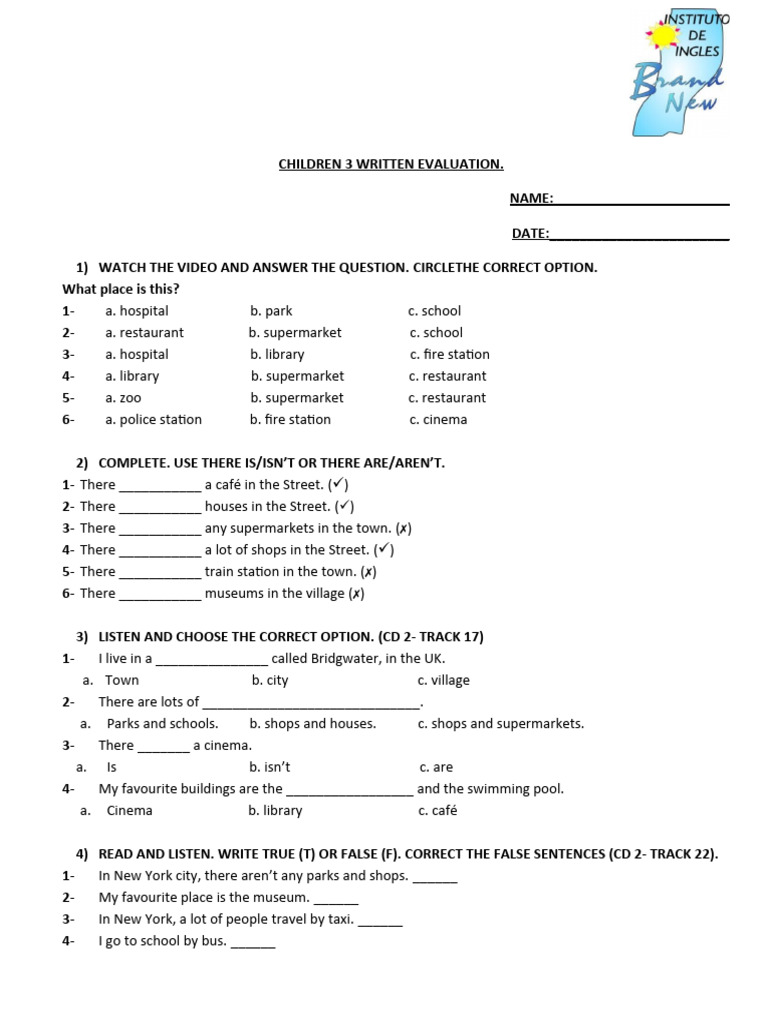 Tiger 4 EXAM Unit 3 | PDF