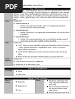 Basketball Lesson 1 2 - 3 Grade: ND RD | PDF | Physical Education ...