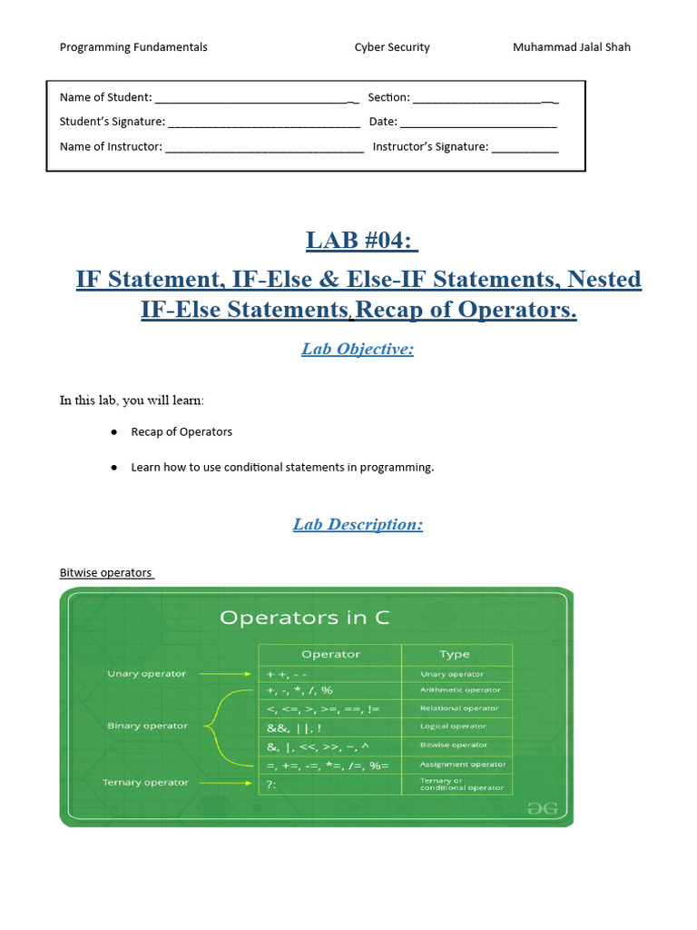 PF Lab 3 | PDF | Computer Programming | Software Engineering PF Lab 3 | PDF | Computer Programming | Software Engineering