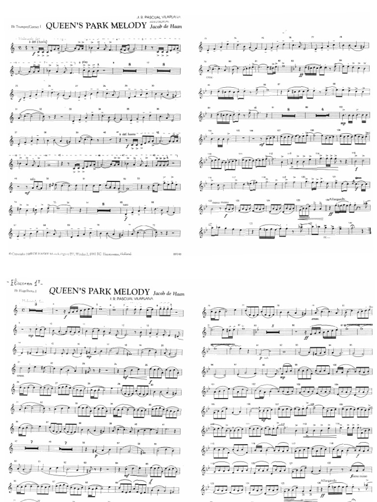Queens Park Melody Papeles A3 | PDF