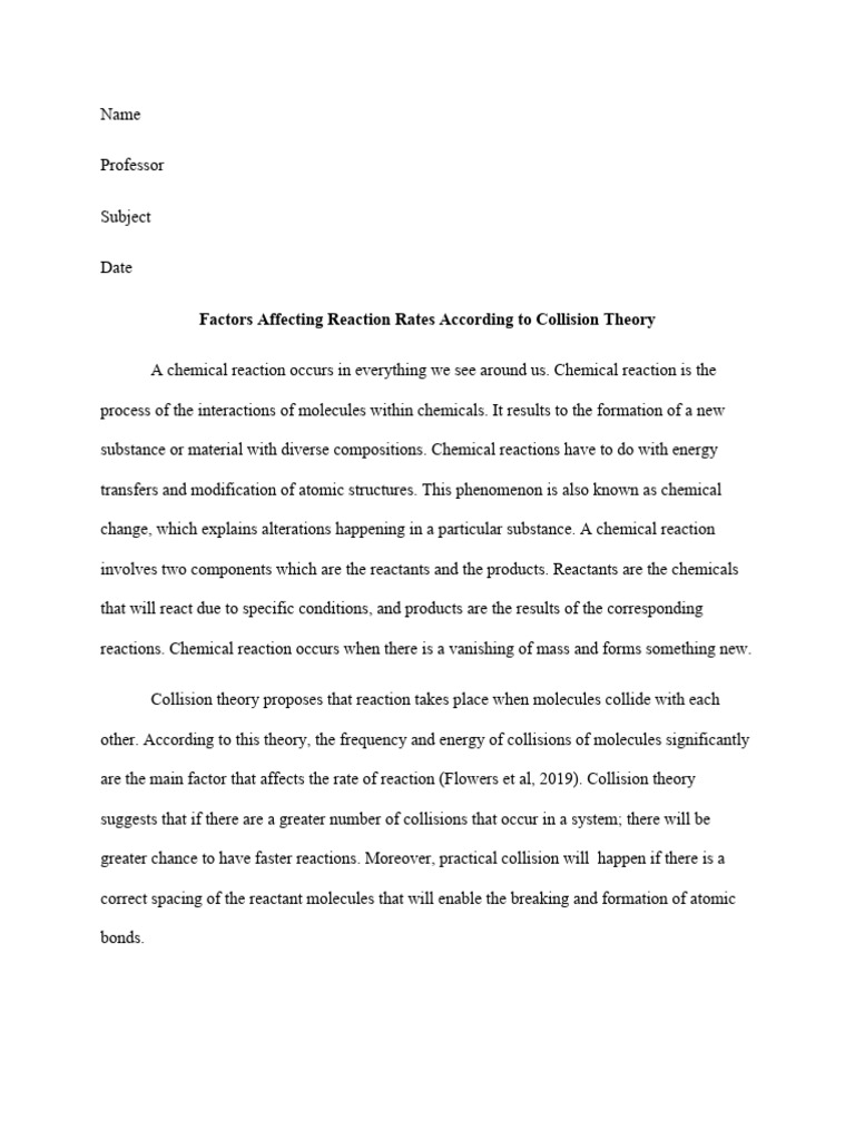 Order ID 360731401-Research Paper-Factors Affecting Reaction Rates ...