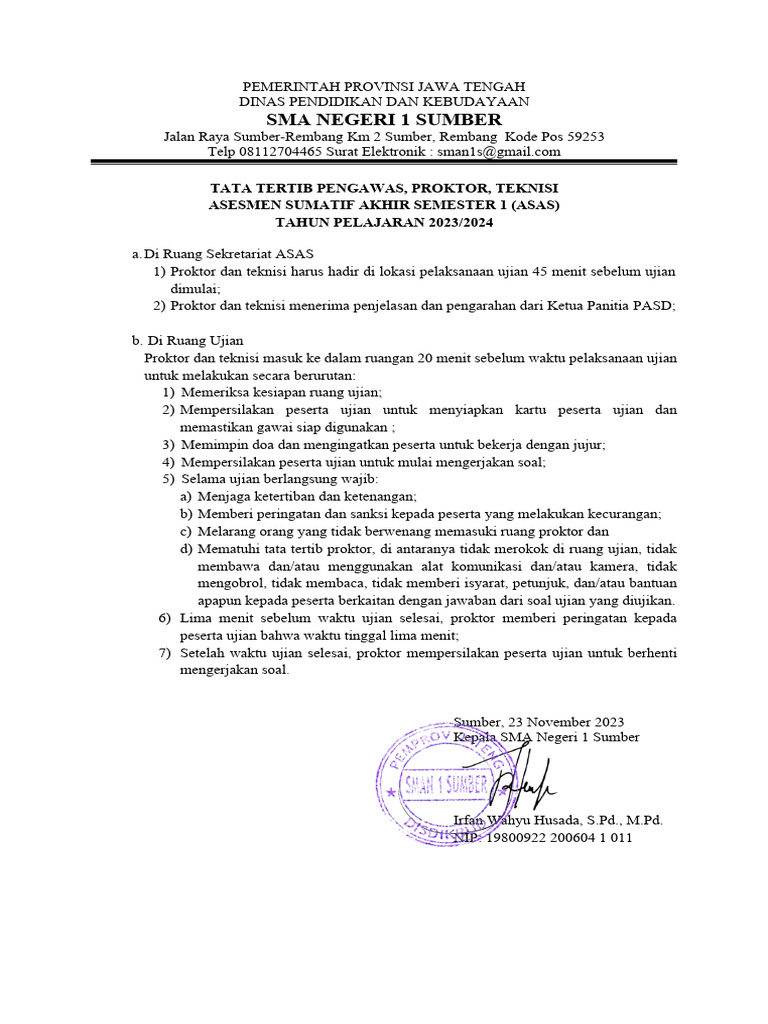 Tatib Pas 2022 | PDF