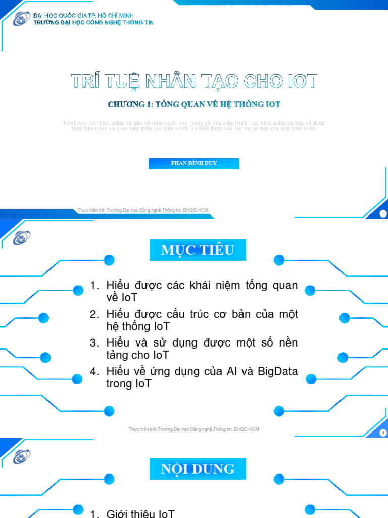 Slide chapter 1 Tổng quan về hệ thống IoT | PDF