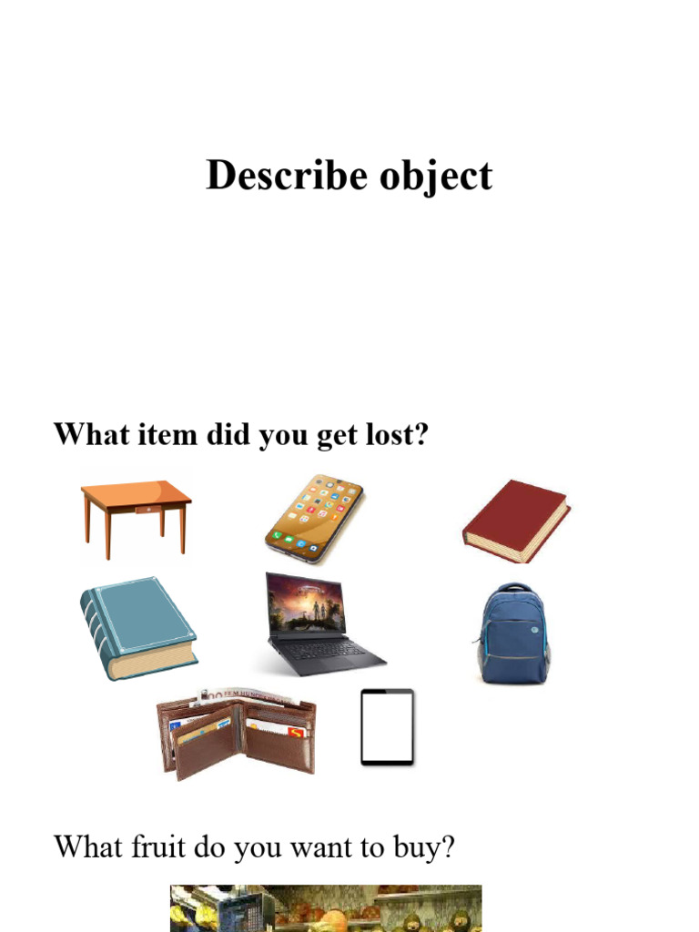 Describe Object | PDF